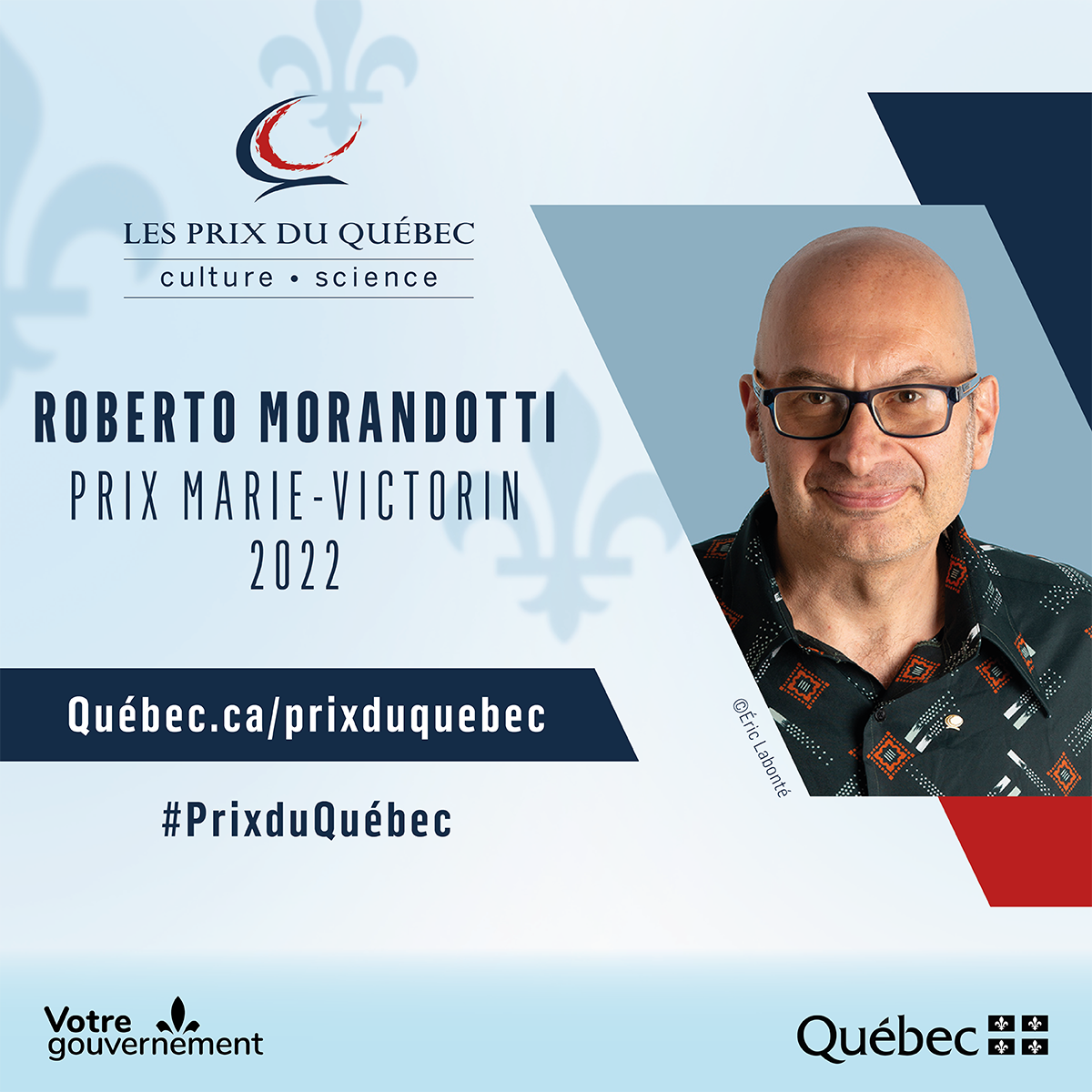 Roberto Morandotti – Prix Marie-Victorin 2022 — Prix du Québec