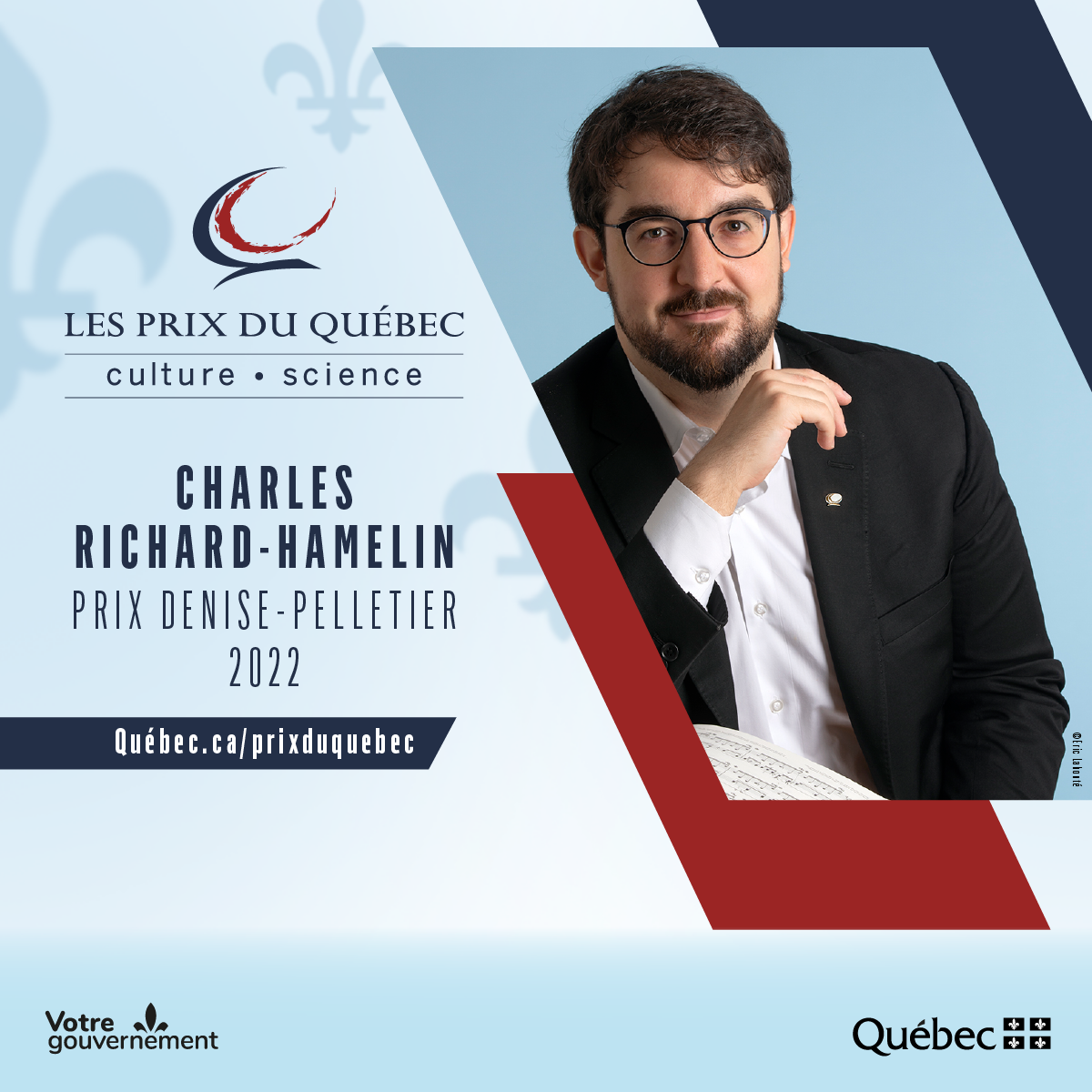 Charles Richard-Hamelin – Prix Denise-Pelletier 2022 — Prix du Québec