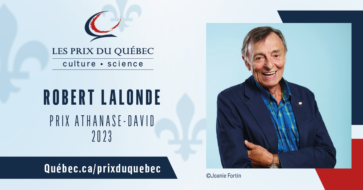 Robert Lalonde – Prix Athanase-David 2023 — Prix du Québec